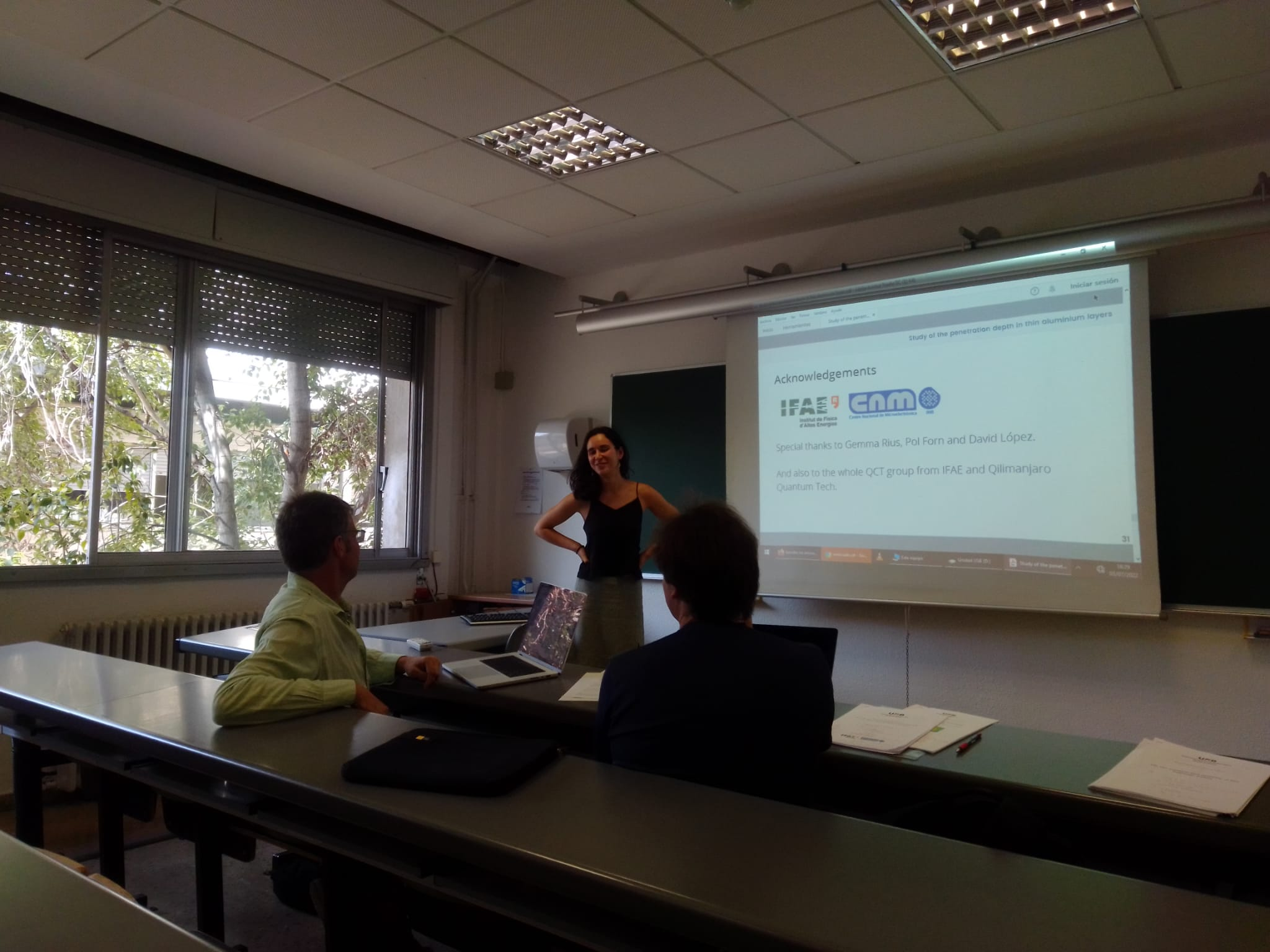 Congratulations to Queralt Portell for successfully defending her bachelor thesis | QCT Group @ IFAE